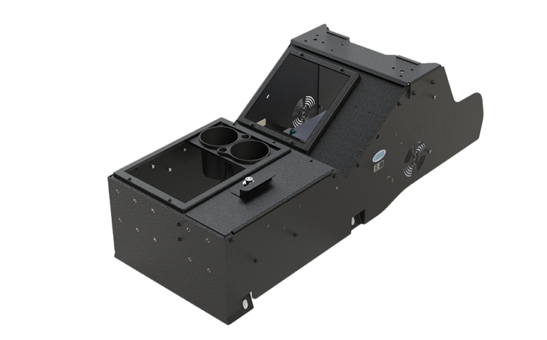 2019+ Chevrolet Silverado Wide Body Console Box - Gamber-Johnson LLC