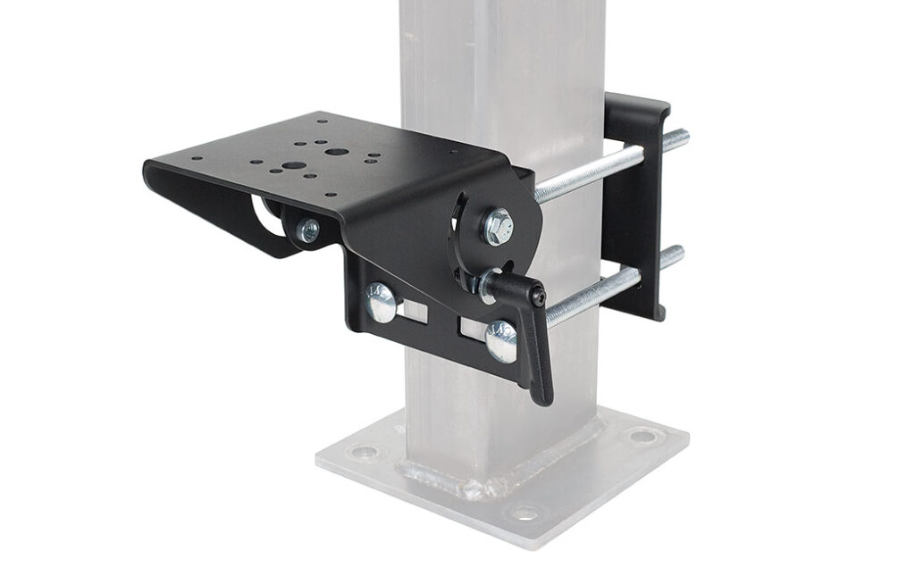 Dual Clam Shell with Articulating Arm and Small Plate - Gamber-Johnson LLC