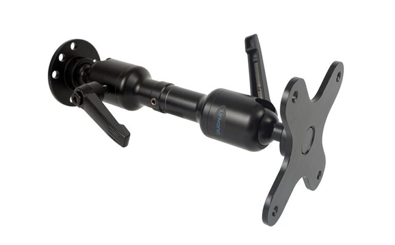 Multi-Function Pivot Mount, 4" Extension, VESA 75mm Mounting Plate with ...