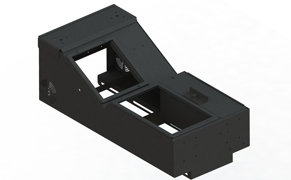 Universal Wide Body Console Box with Locking Storage Pocket - Gamber ...