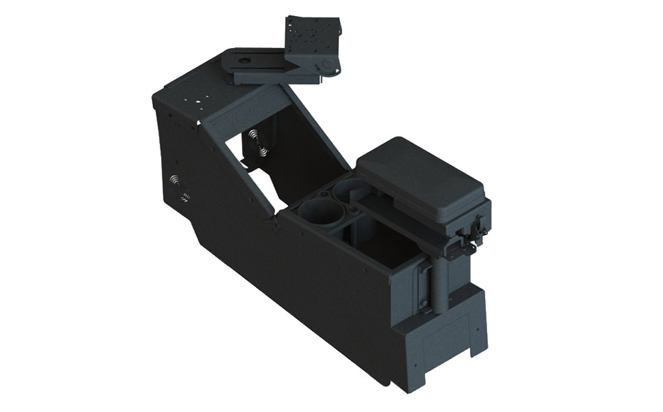 2020+ Ford Police Interceptor® Utility Low-Profile Console Box with Cup ...